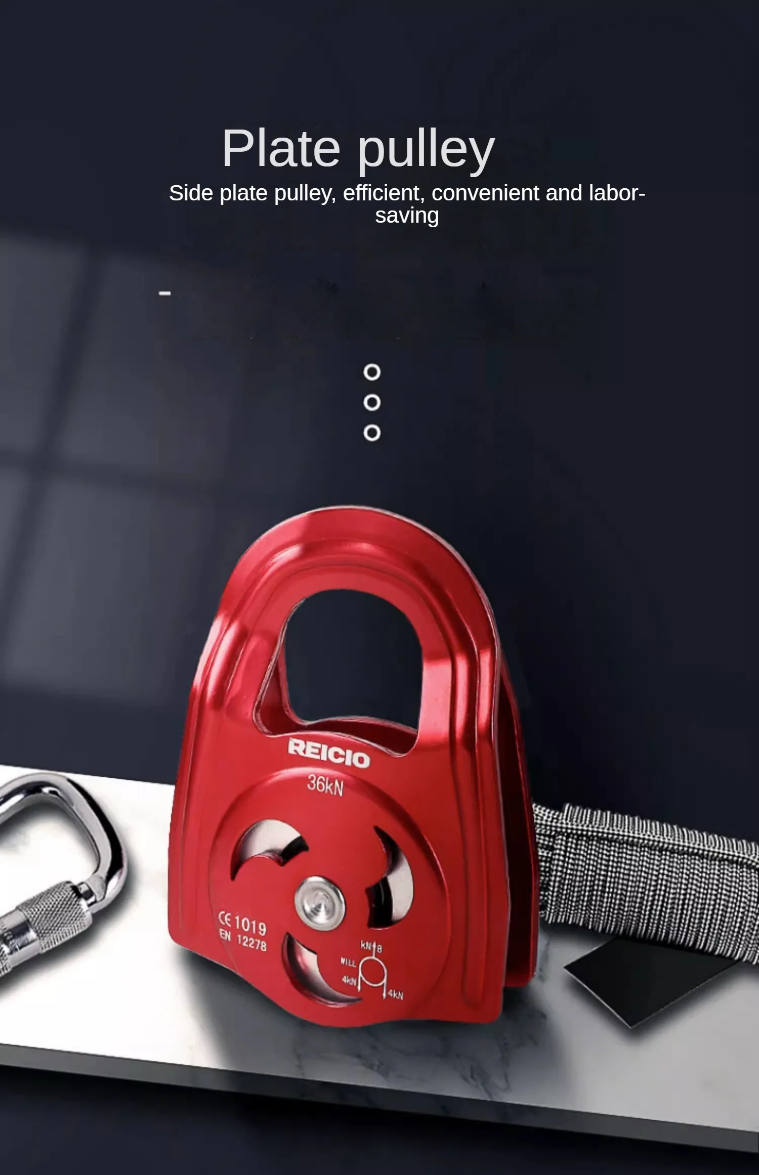 Outdoor High-efficiency Side Board High-altitude Rock Climbing Rope ...