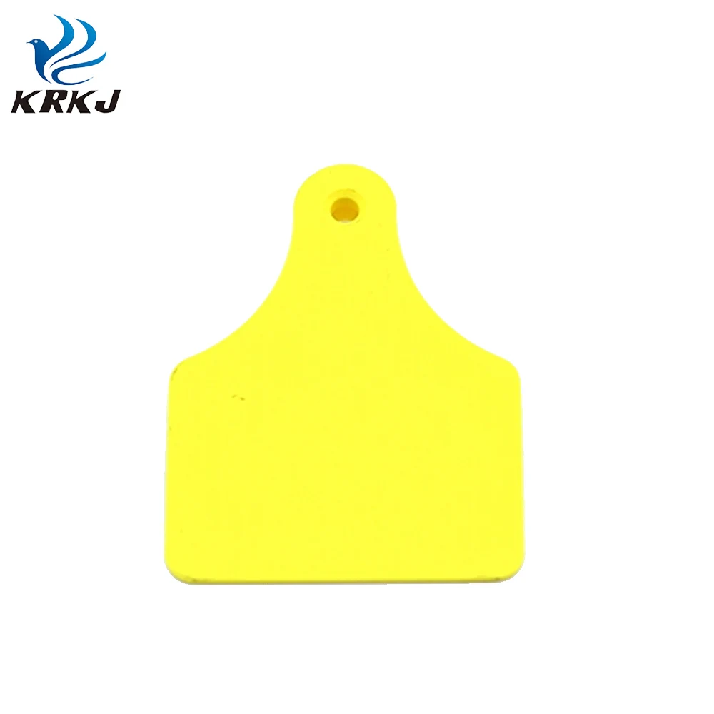 KD505B Dairy Farming Cow Cattle Yellow White Blank Tpu Animal Ear Tag ...
