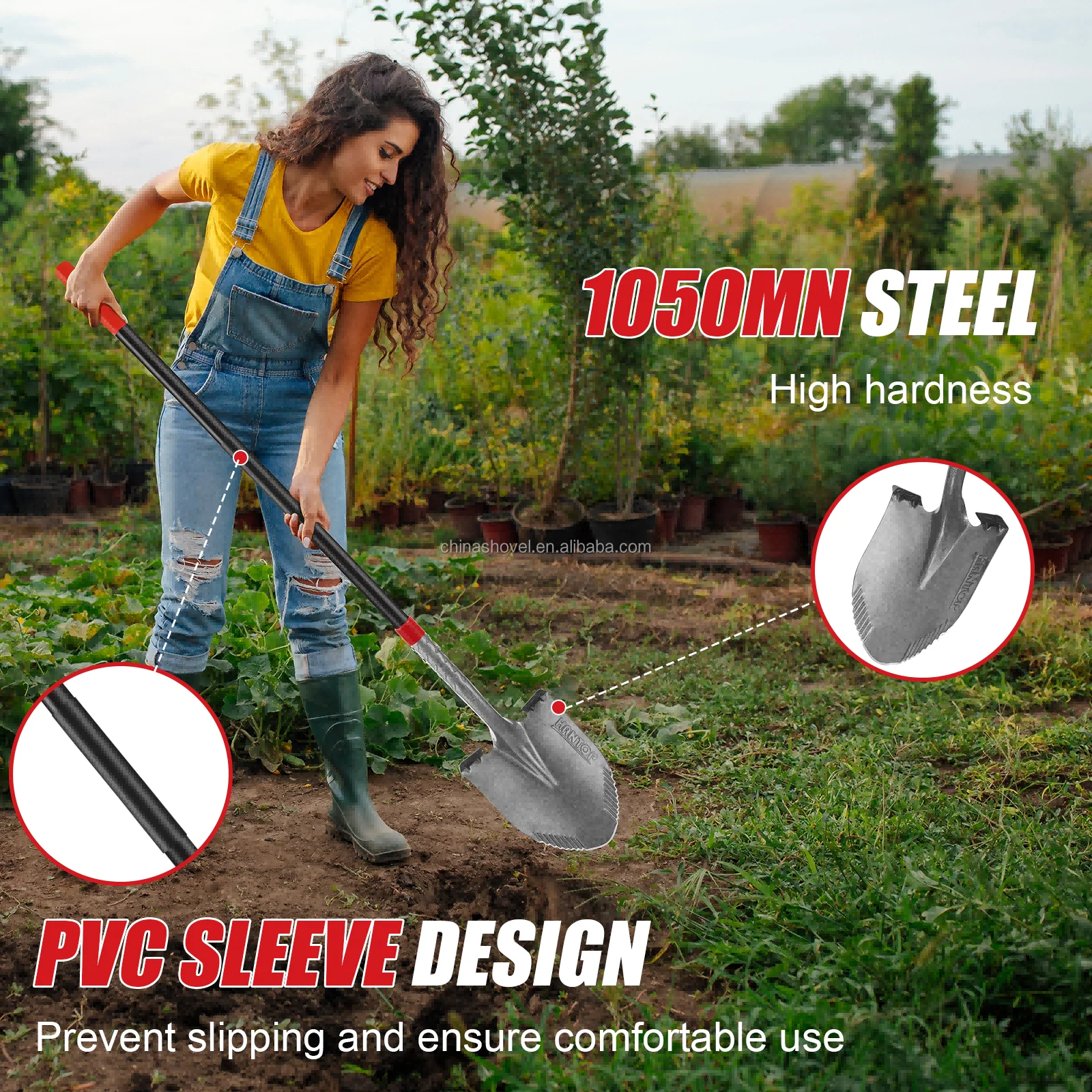 Yutong New Design Garden Tools Shovel Digging Shovel Spade Landscape ...
