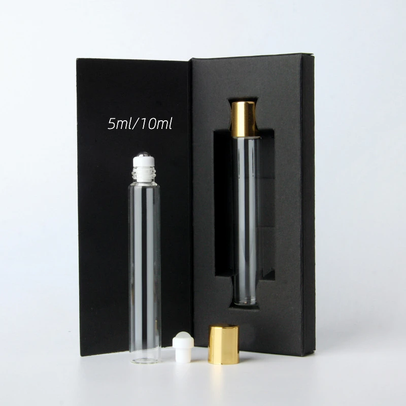5ml glass perfume roller bottle 10ml roller bottle packaging box 10ml ...
