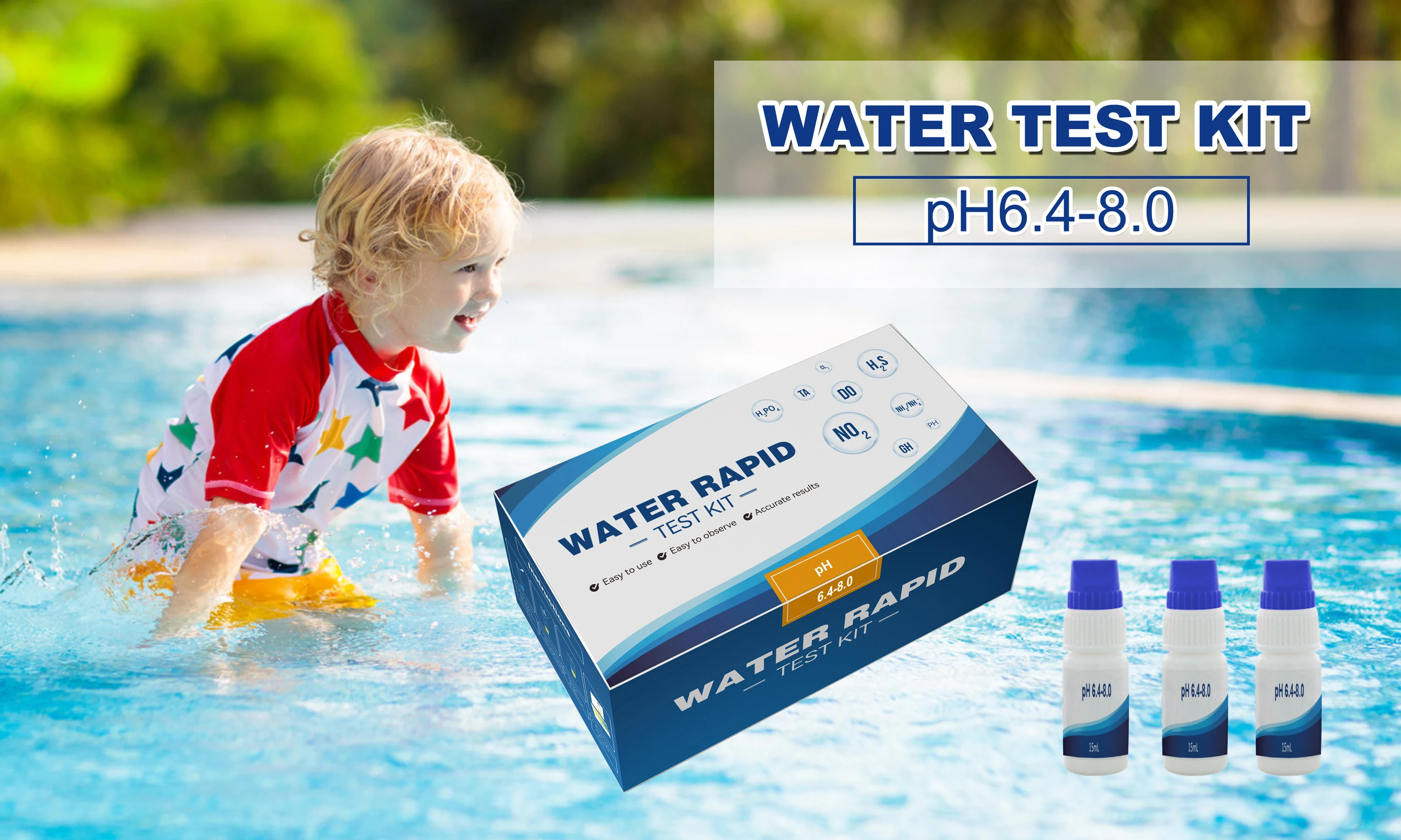 Best Liquid Ph Reagent Test Kit 4.5-10 Ppm Water Quality Test Kit ...