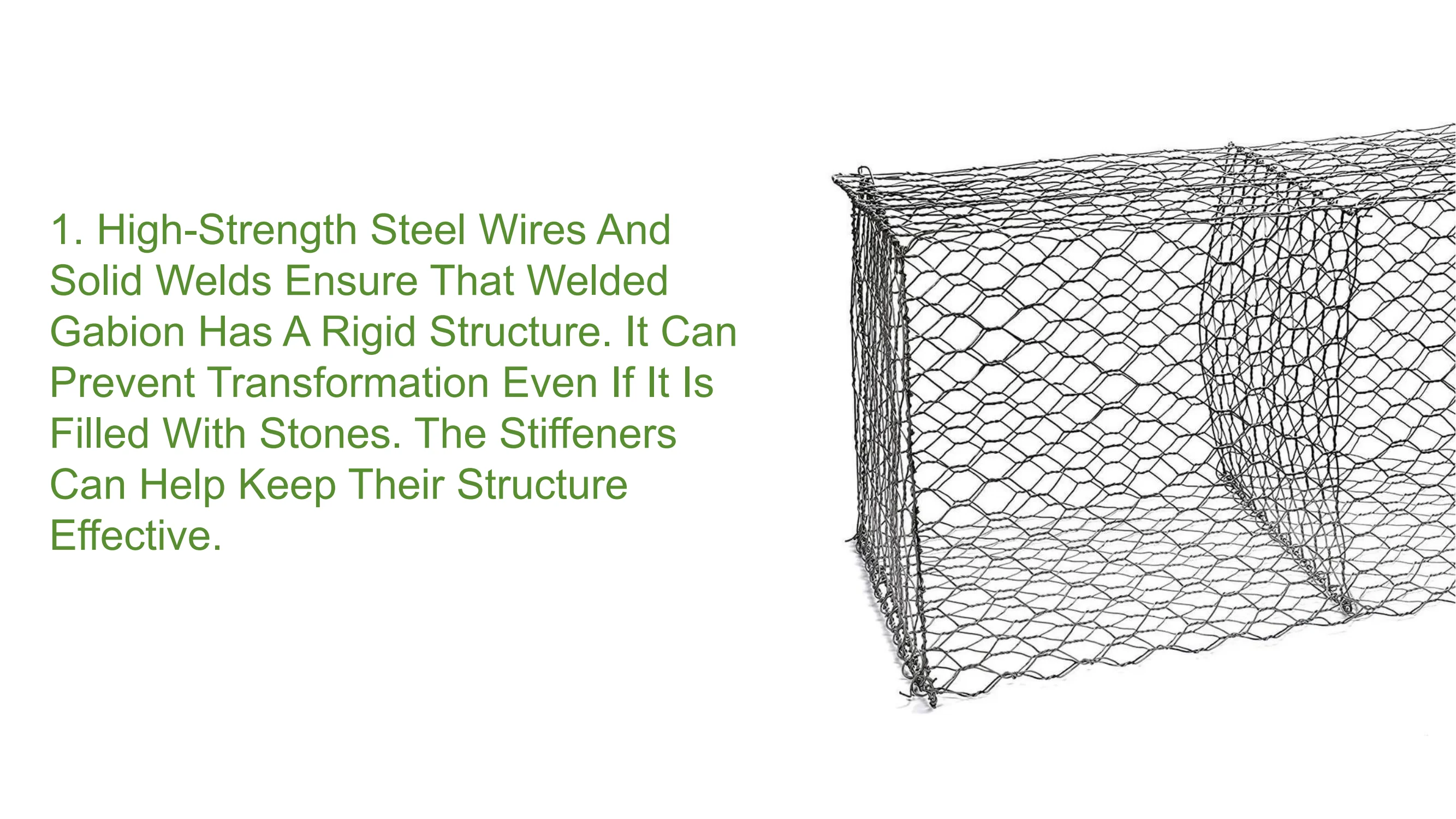 100x100x100 Square Gabion Wire Mesh Box for River Bank Rock Wall