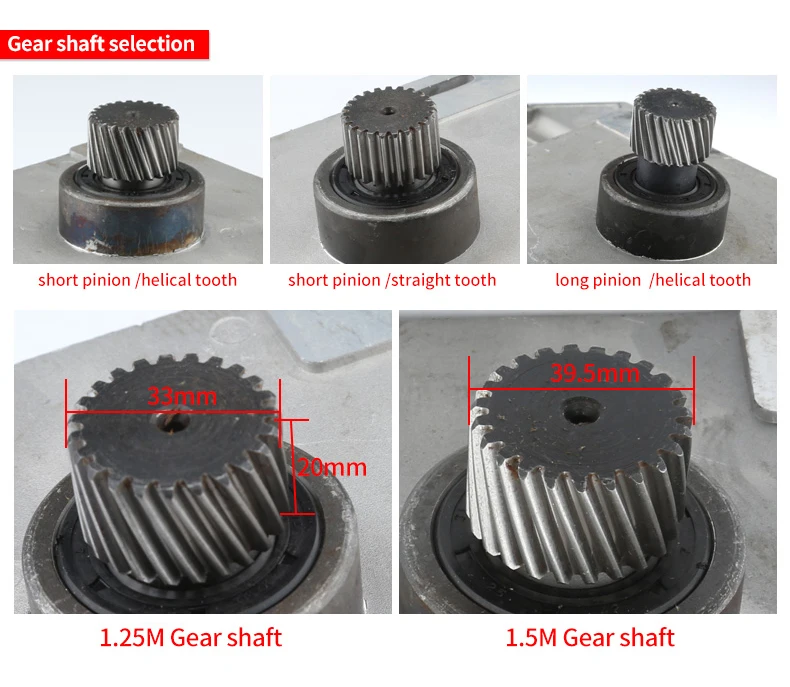 Steering Integrated Reduction Gearbox Mod 1.25 M1.5 Helical Teeth Gear ...