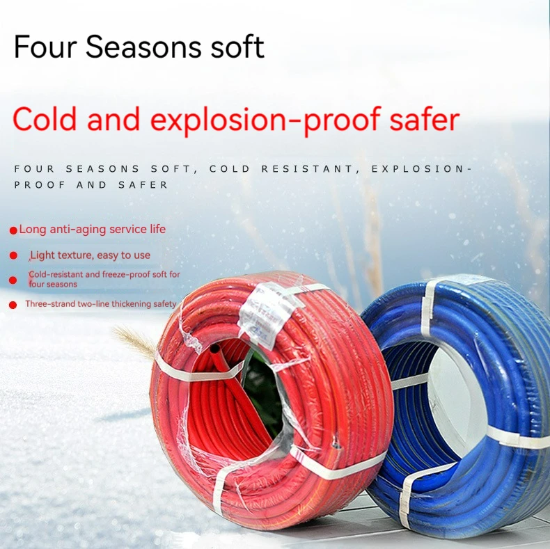 8mmbraided Oxygen Acetylene Gas Twin Line Rubber Welding Welded Hose ...