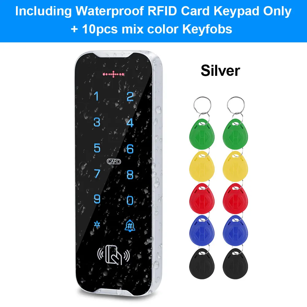 Rfid Nfc/pin Access Control Keypad - Buy Touch Rfid smart Locks door ...