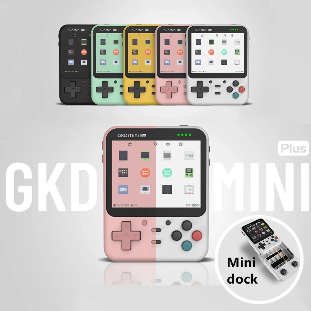 GKD Mini Plus Handheld Game Console - Retro Fun Portable