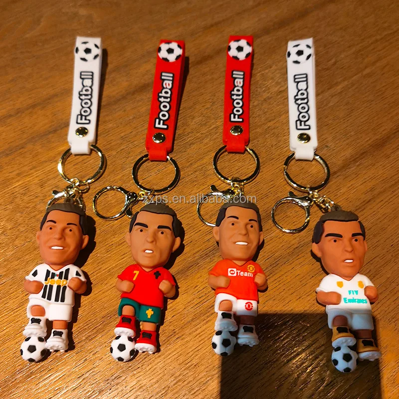 Wholesale Cristiano Ronaldo Plastic Soft Pvc Rubber Mini 3d Soccer ...