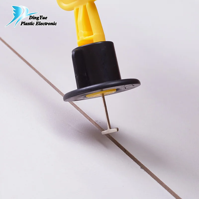T Pin Tile Leveler Adjustable Tile Spacers T-lock Yellow Reusable Kit ...