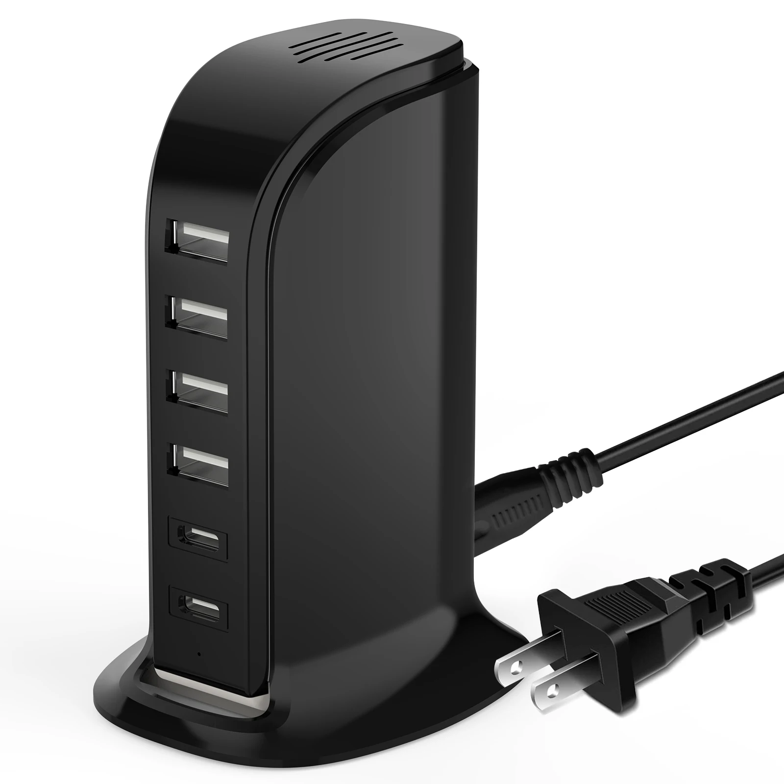 Multi Fast Charger - 6 USB Type C Port Charger for Quick Charging