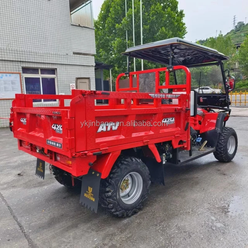 400cc 4wd Farmer Vehicle Orchard Agricultural Vehicle Farm Atv Load ...