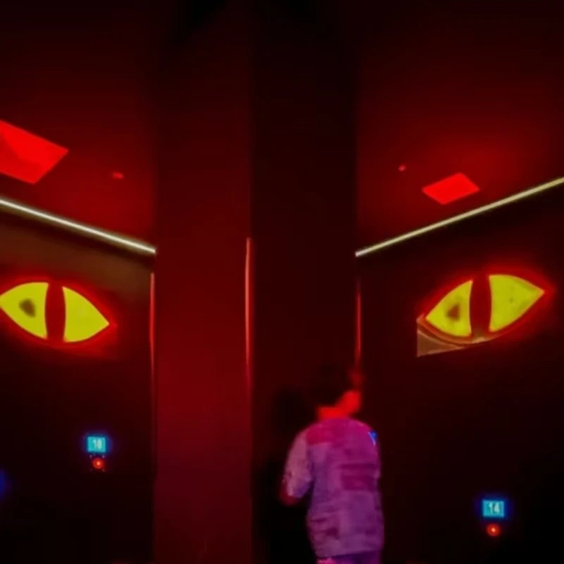 Commercial Rental Escape Activate Hide Devil's Eye Brick Lights RGB LED ...