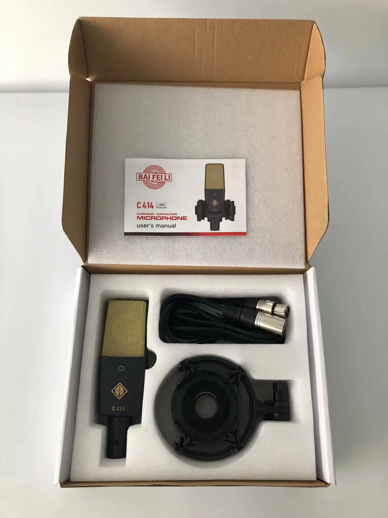 Baifeili C-414 Professional Condenser Mic Studio Singing Microphone For ...
