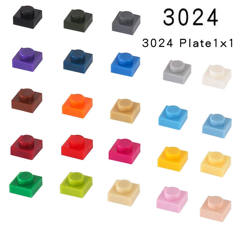 1x1 Block Model Building Blocks Toy Bricks Colorful Building Parts ...