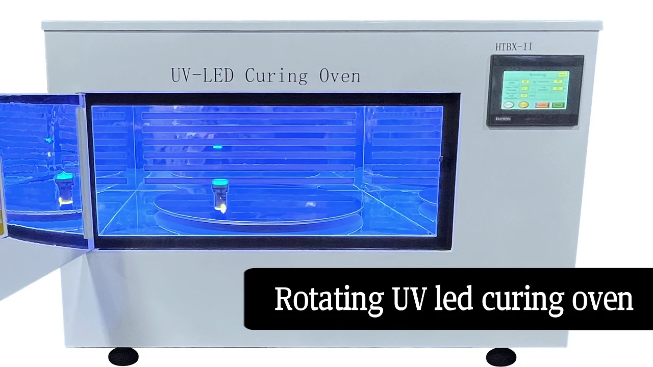 Uv Led Curing Oven With Rotating Turntable Led Uv Dryer Box For 1.75mm Pla Abs Petg Filament For ...