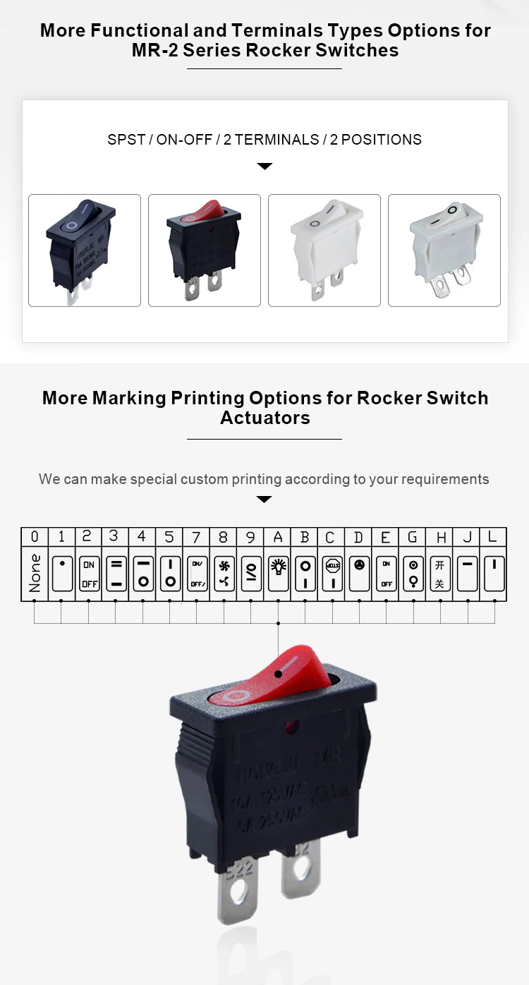 Best Waterproof Rocker Switch For Multi-field Applications - Buy Mini Rocker Switch,On-off ...