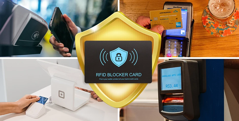 Professional Custom Anti Theft RFID Blocking Card
