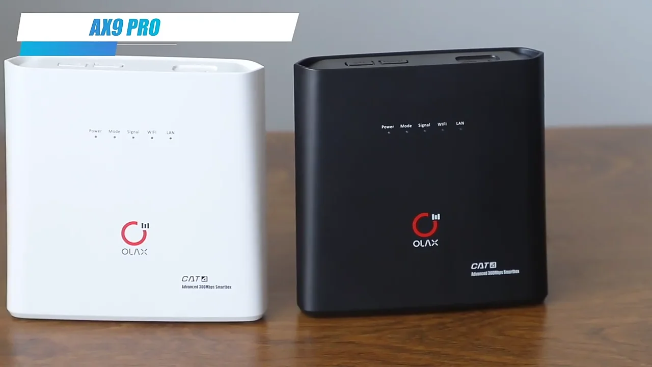 Olax Ax9 Pro Dual Antenna Indoor 300mbps Wifi Wireless Router 4g Lte ...