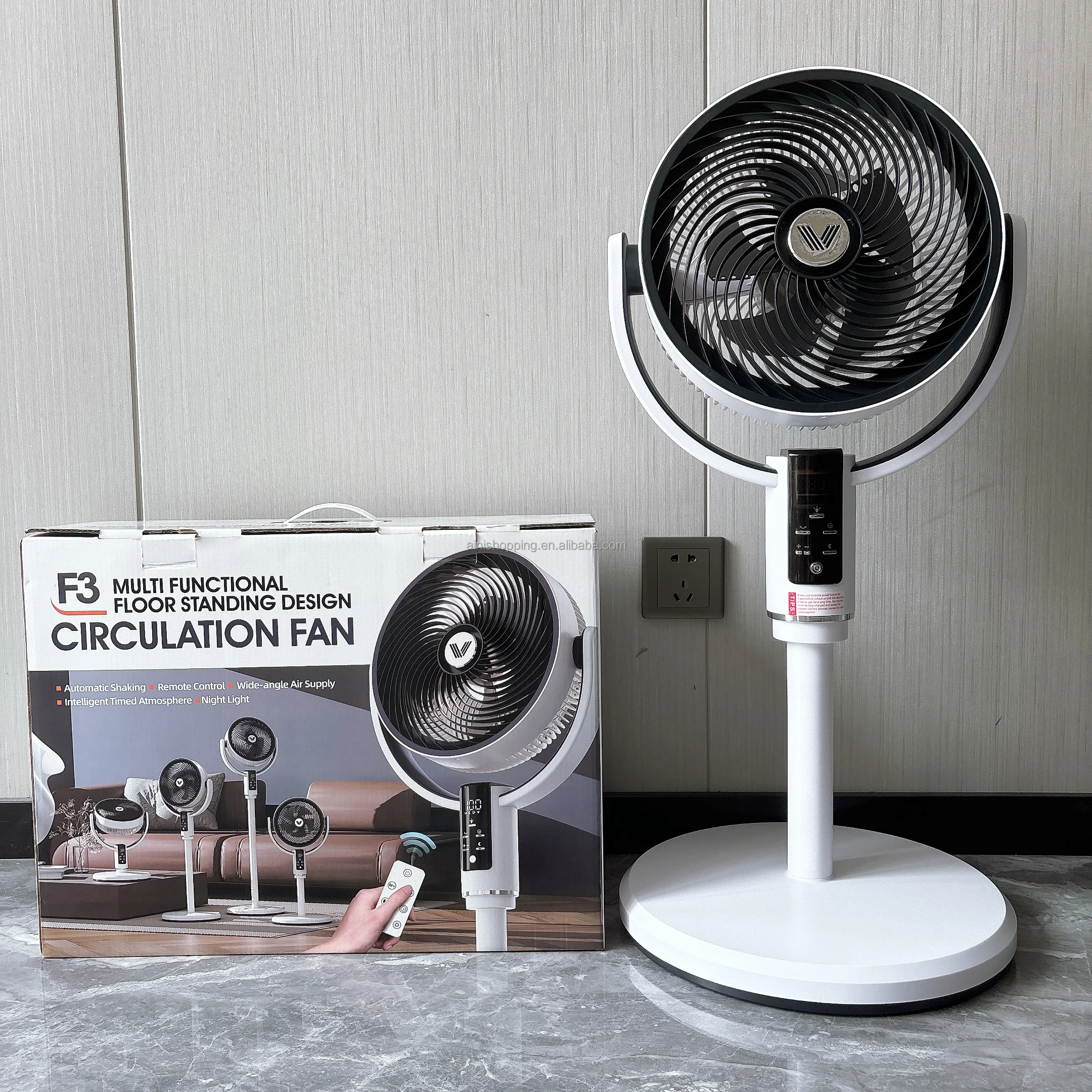 2025 AINI Electric Fan New Dual Purpose Air Circulation Convection ...