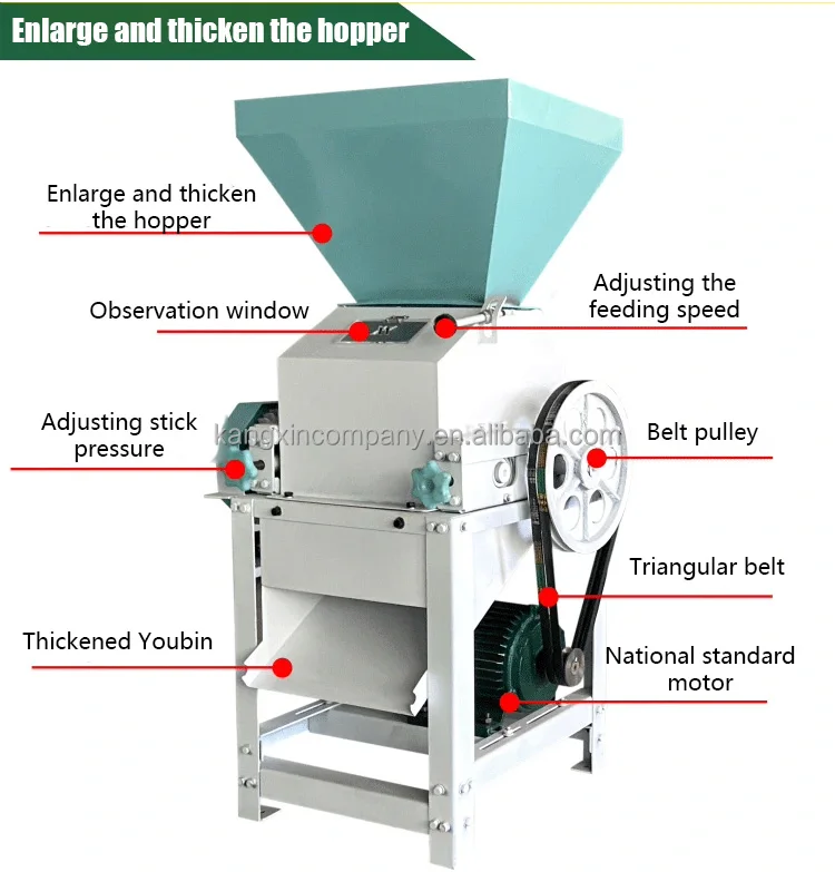 Small Corn Flattening Oat Flatting Barley Flakes Mill Cereal Roller ...