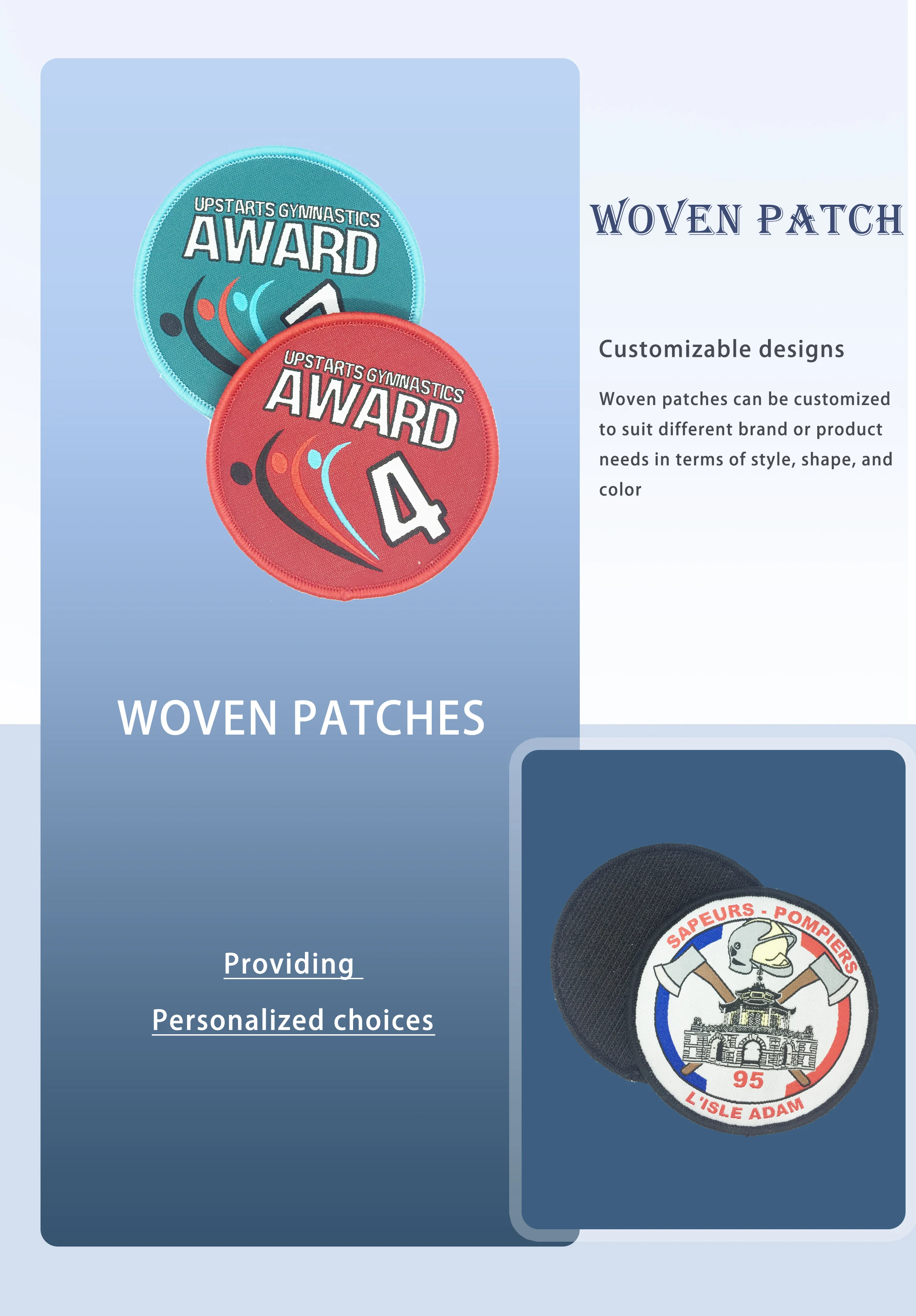 To Figure Custom Brand Logo Weave Embroidery Patch,Dress Badge Fabric ...