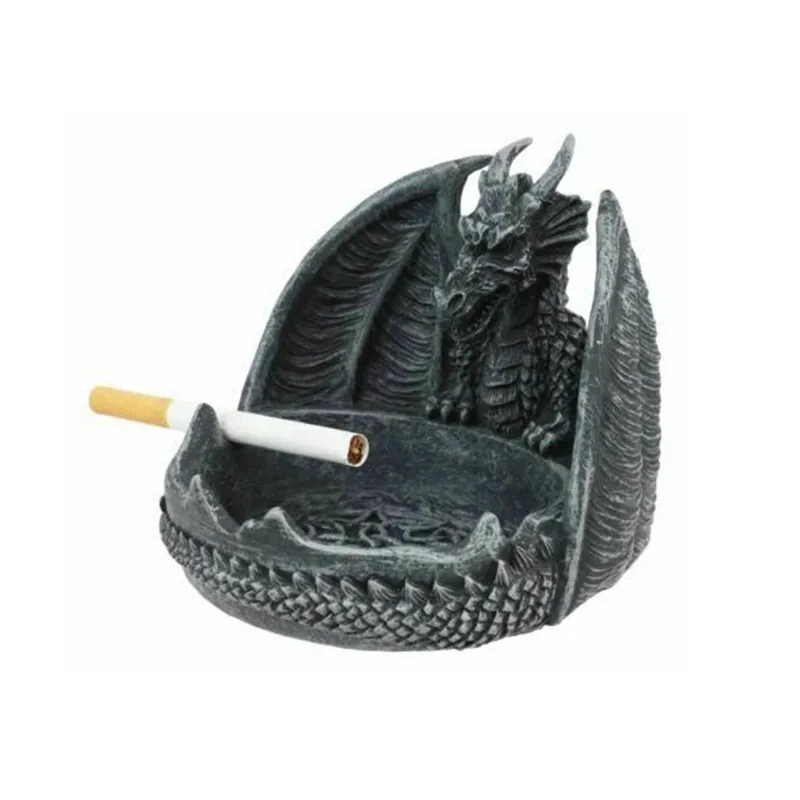 Resin Guardian Dragon Cigarette Ashtray Statue - Buy Resin Guardien ...