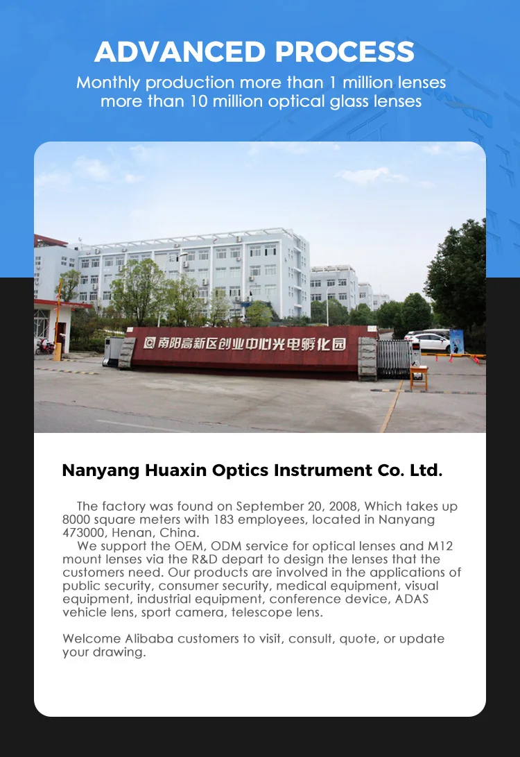 3.3mm Focal Length F2.3 Dfov 150 Degree Wide Angle 3mp M12 Mount Lens ...