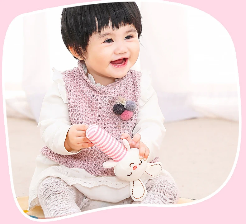 Baby Stuffed Dolls Toddler Toys for Infant Rattles 0 6 12 18 24 Months ...