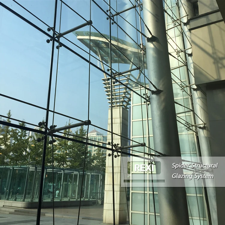 Exposed Hidden Capped Spandrel Unitized Facade System Aluminum Stick ...