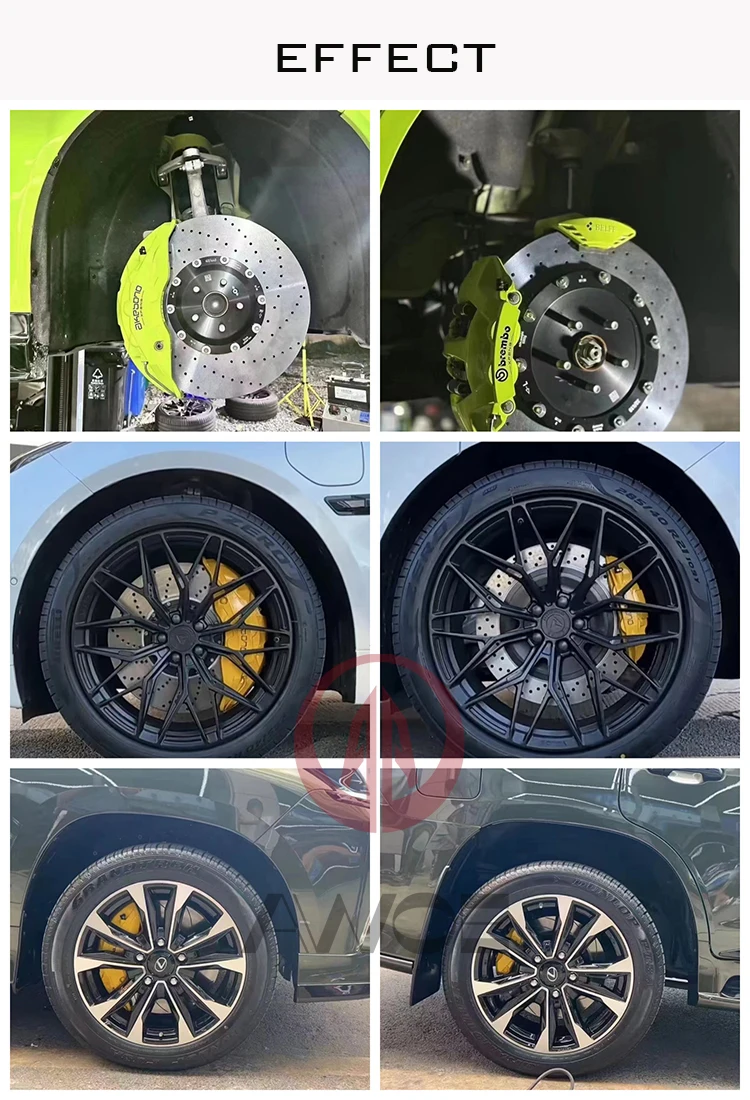 Custom Color 10 Pot Brake Calipers 10n 4 Pot Rear Kit for Toyota Land ...