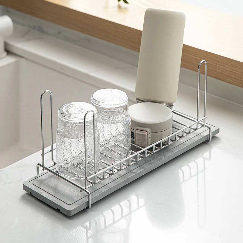 Shimoyama Multi-functional Kitchen Countertop Cup Organizer Cup Storage ...