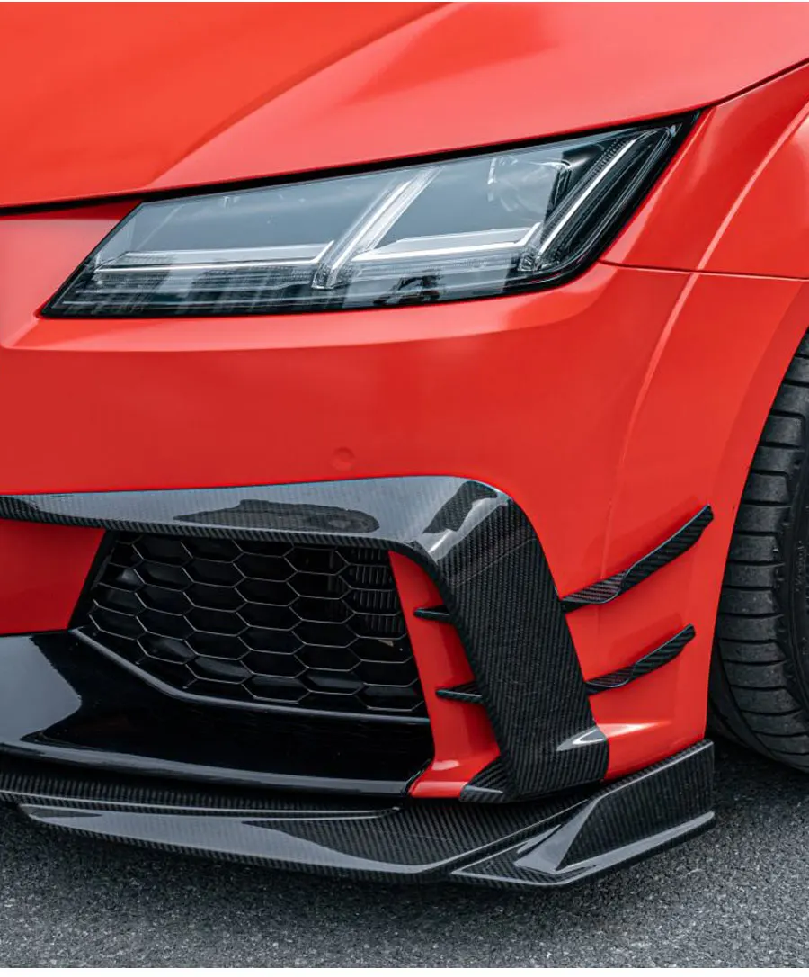YR Style Body Kit Carbon Fiber Front Lip Side Skirt Rear Diffuser ...