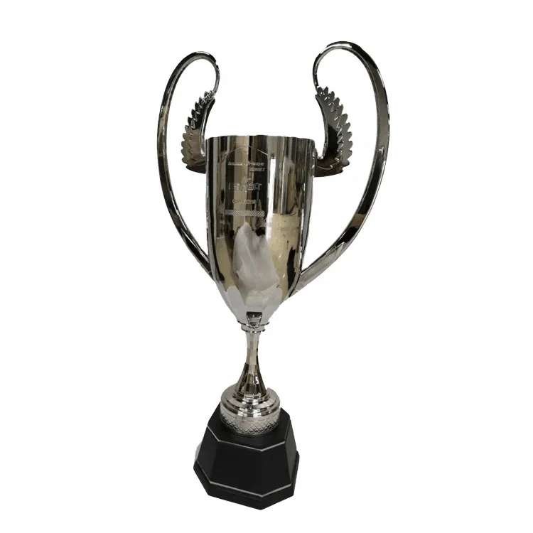 Silver Metal Double Big Ear Football Award Trophy - Buy Trophies And ...