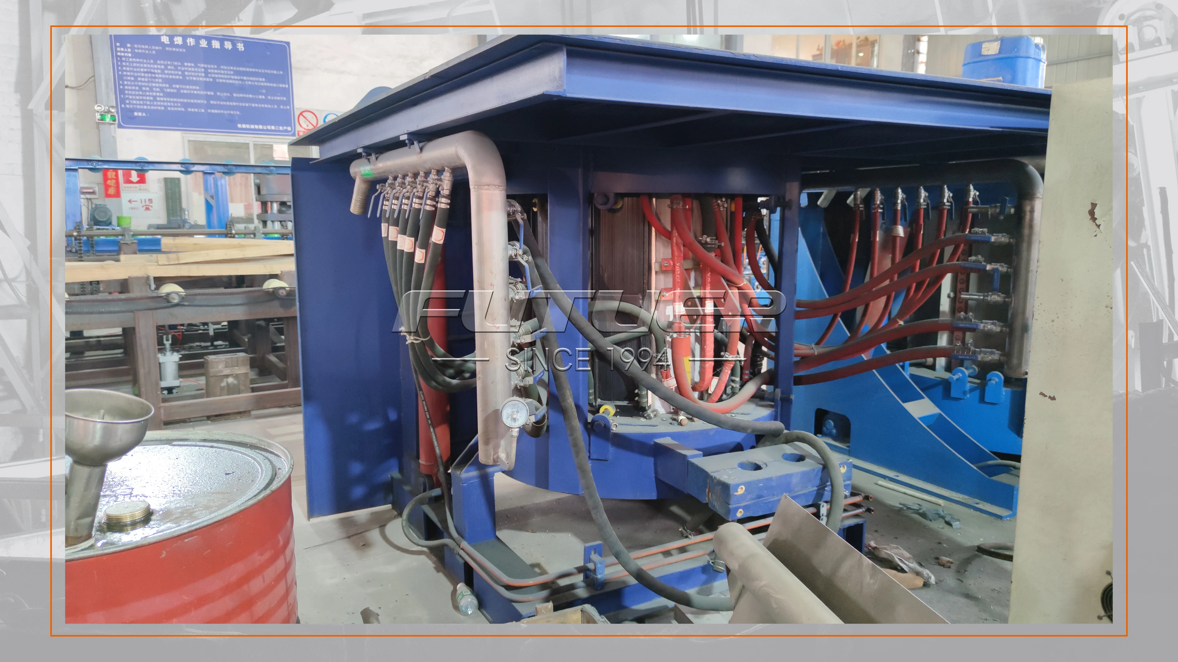 200kg 500kg 750kg 1t 2t 5t Steel Tilting Furnace Machine Ferroelectric ...