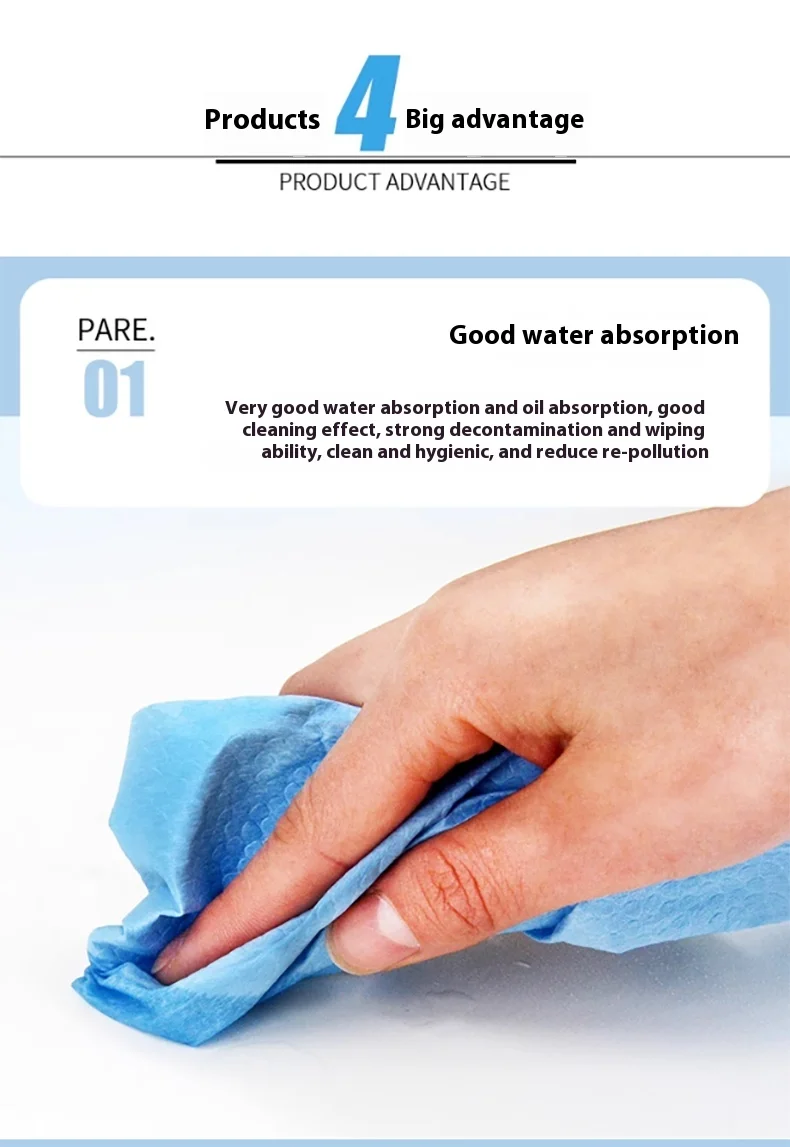 Dust-Free Paper Industrial Wiping Cloth Large Roll Non-Woven Fabric Oil ...
