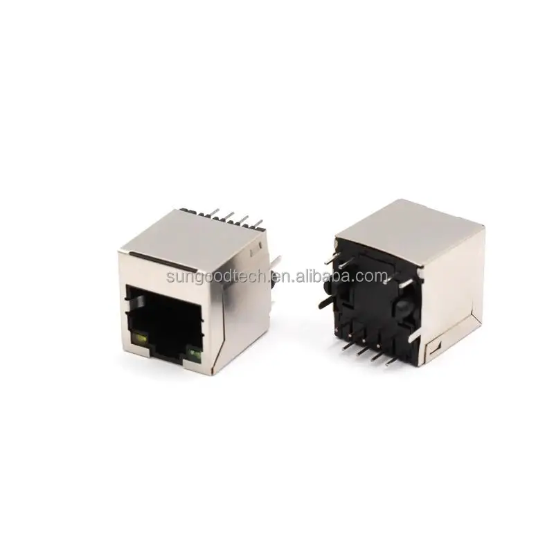 RJ45 Vertical Communication Network Port Network Socket Interface 5224 ...