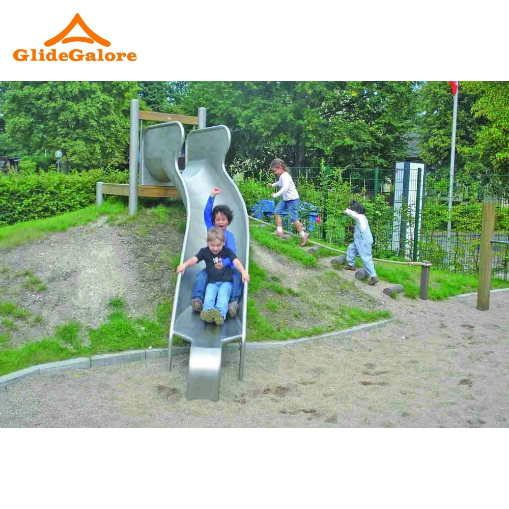 Cubic Tube Stainless Slide - Fun & Safe Playground Equipment