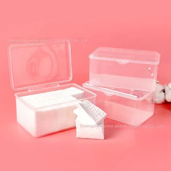 Cotton Pad Storage Box With Cover Mask Storage Box Wet Tissue Cotton ...