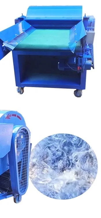 Automation Polyester Fiber Scrap Cloth Opening Machine Cotton Waste Old ...