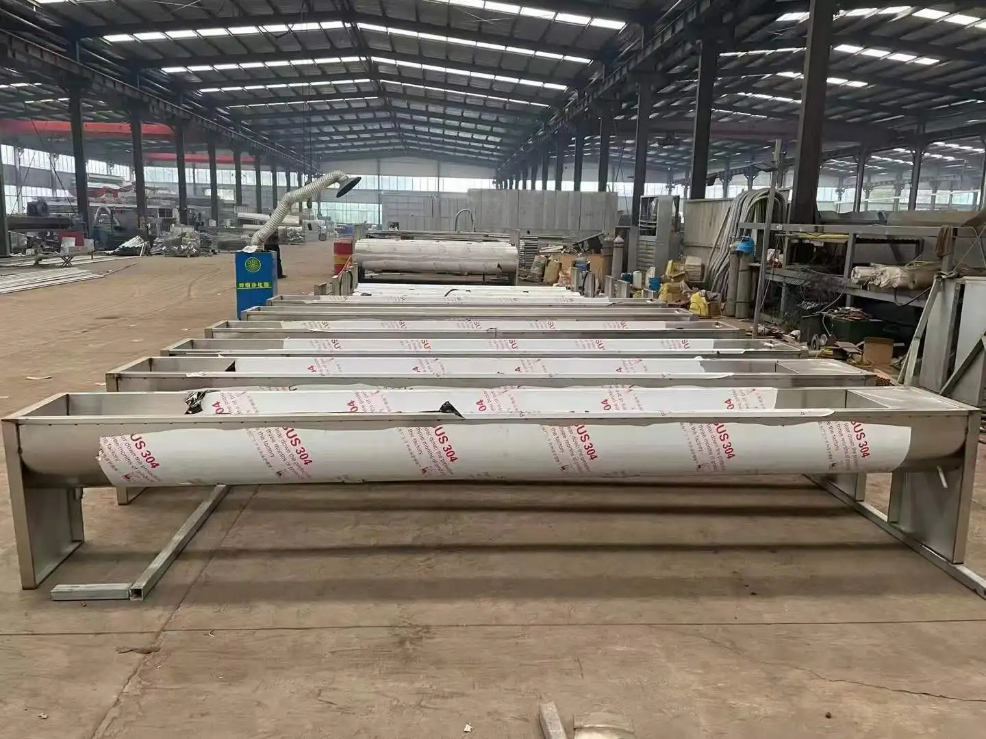 Dairy Cattle Housing Design - Hot Dip Galvanized Cow Free Stall