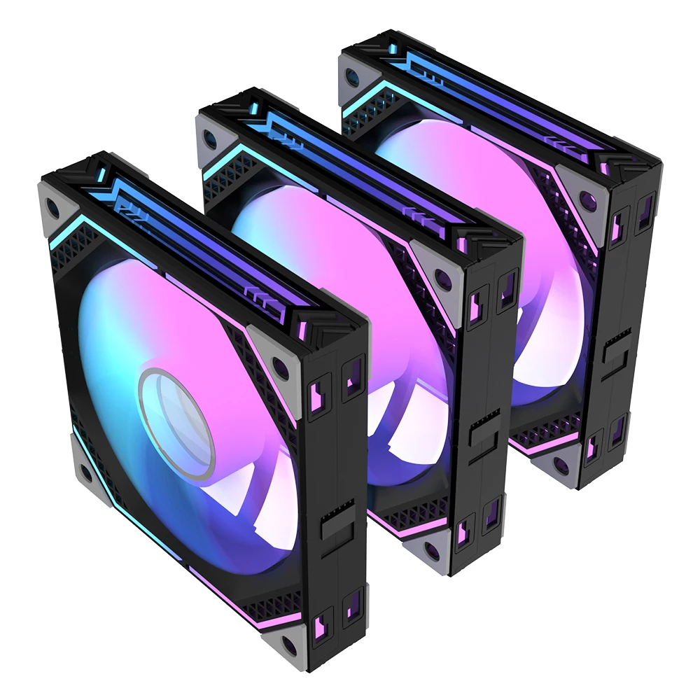 Newly Alseye Highly Perfomance Cpu Cooler Fan with ARGB LED 12025 Fans ...