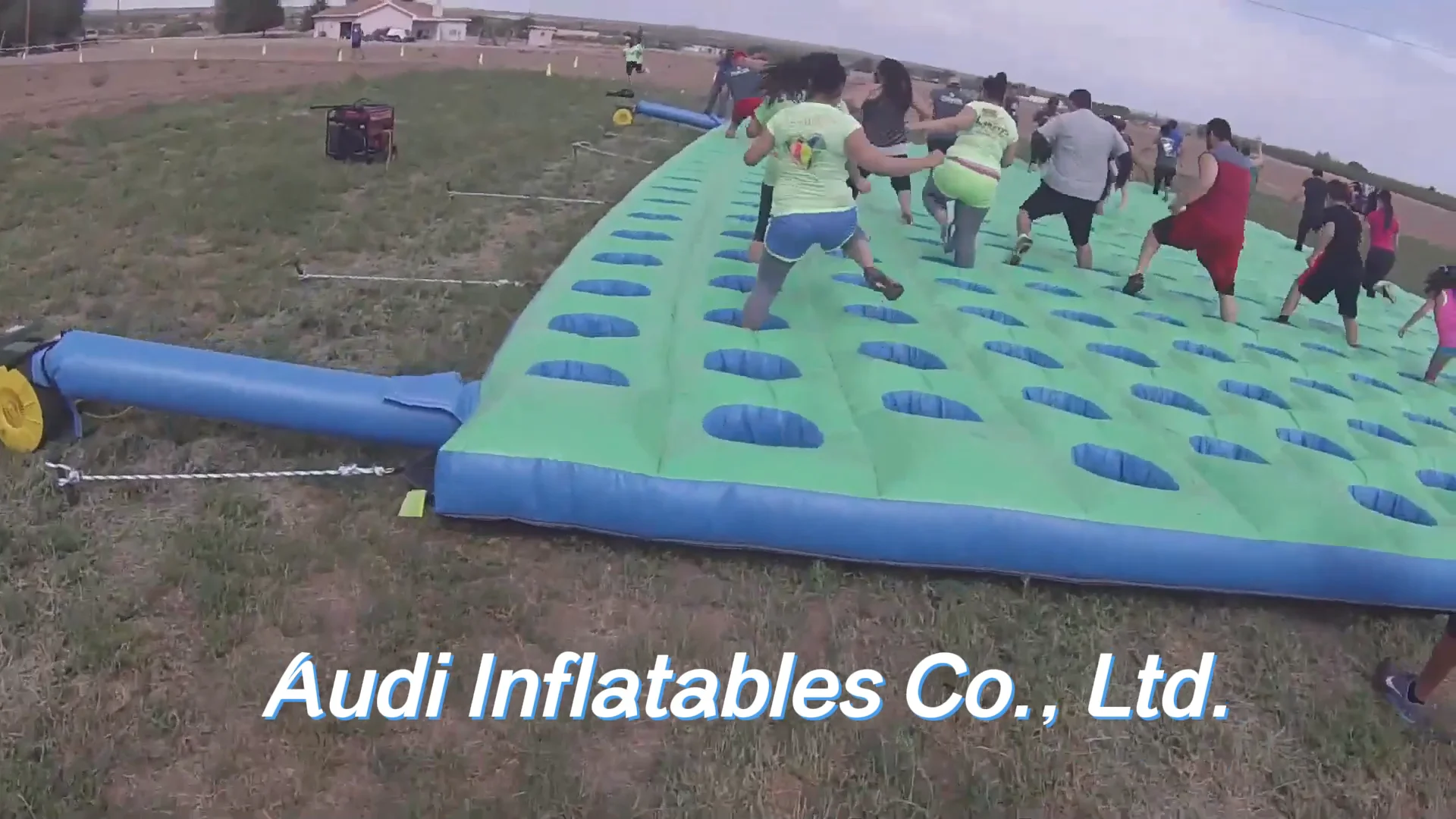 Inflatable Team Building Games Hole Race Game Inflatable Sports Game ...