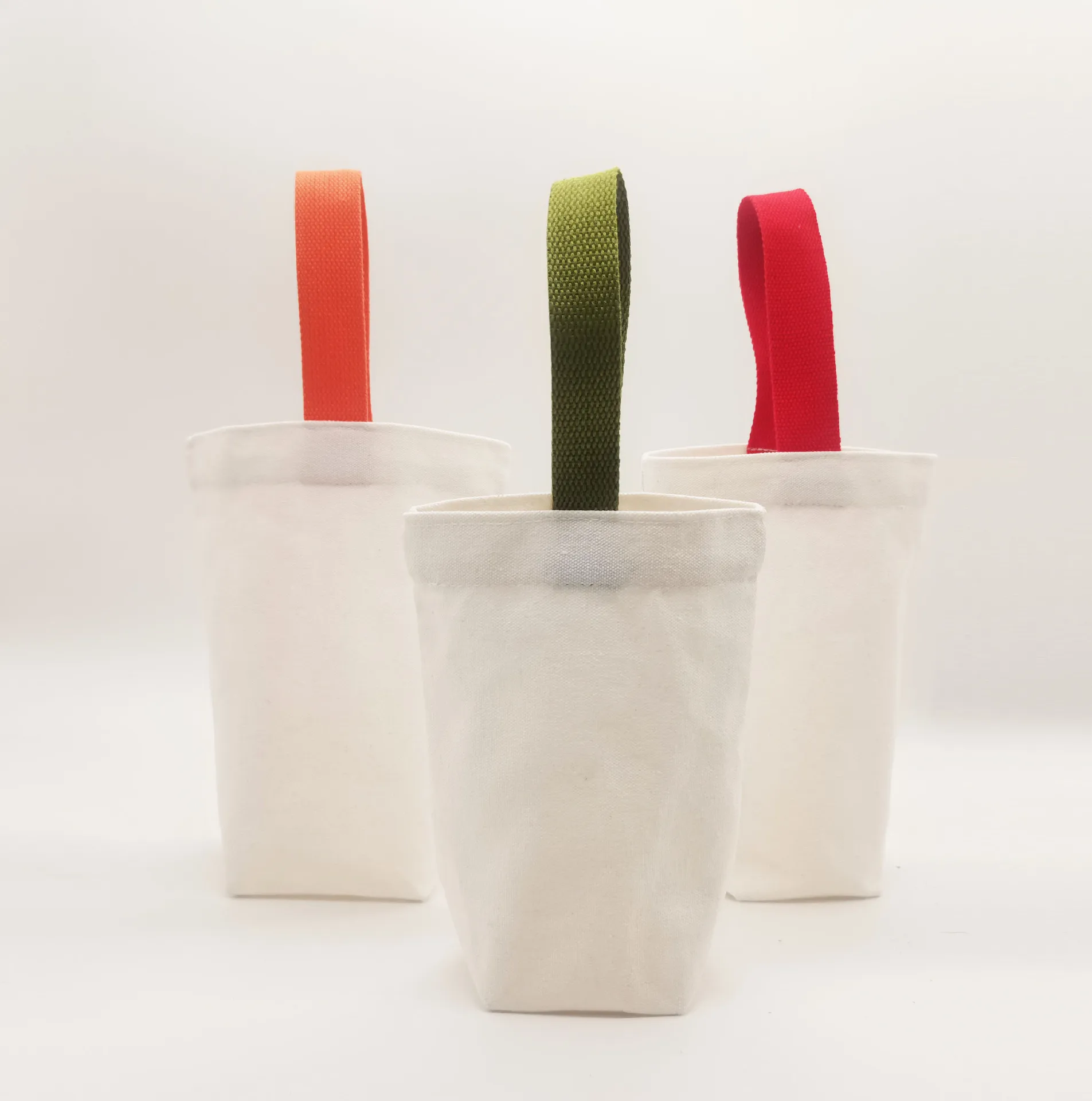 Custom Bubble Tea Cup Sleeve Carrier Exclusive Design Pink White Canvas ...