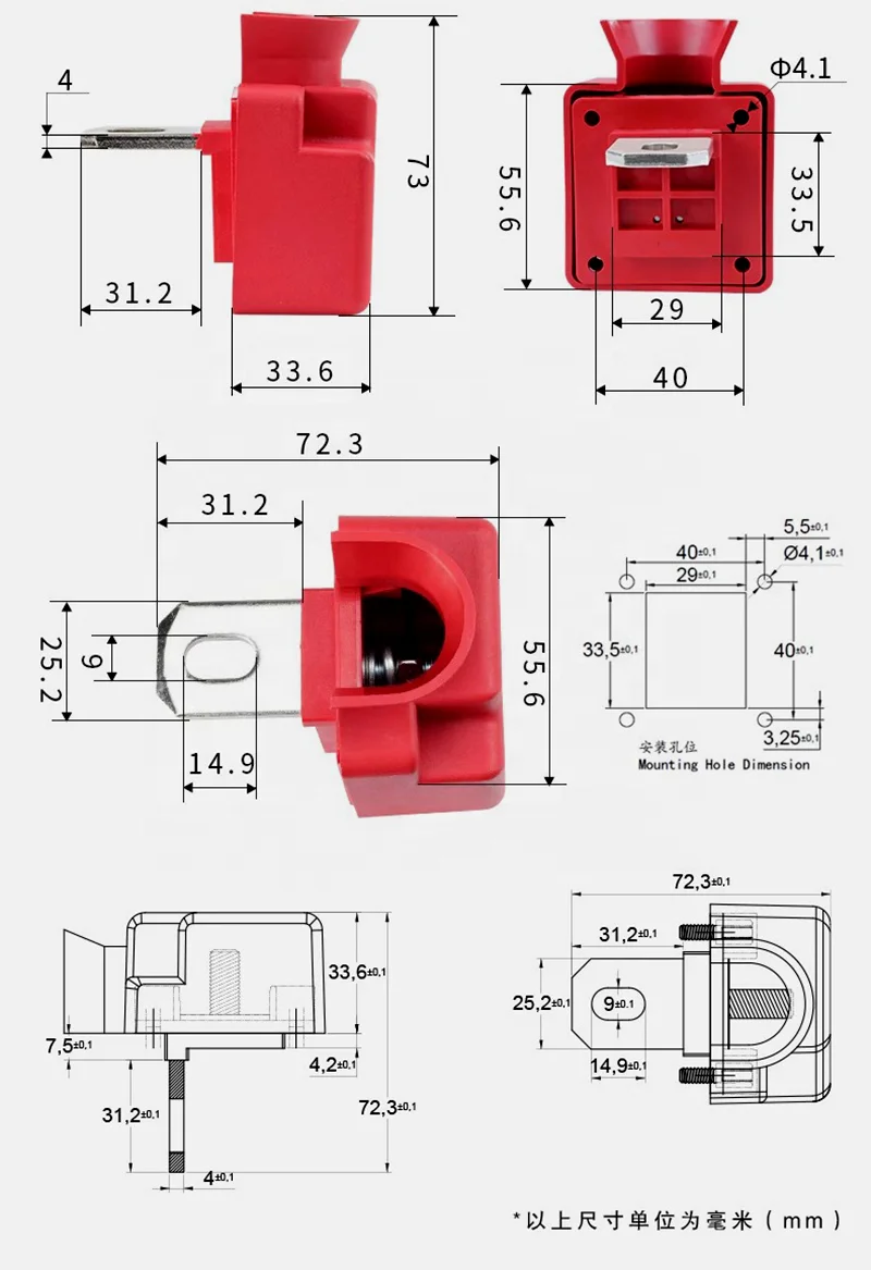 M8 High Current Inverter Battery Terminal Connector| Alibaba.com