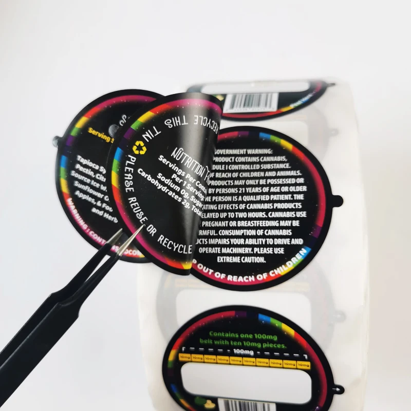 Customizable Multi-Page Leaflet Label for Food Packaging