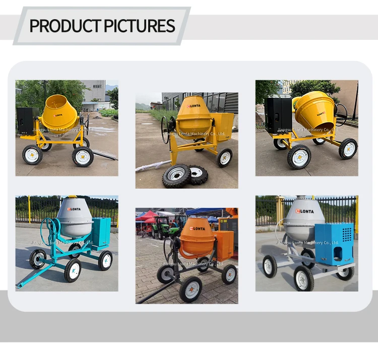 LONTA JH400 400L 1 Bag Cement Mixer - Diesel Concrete Mixer