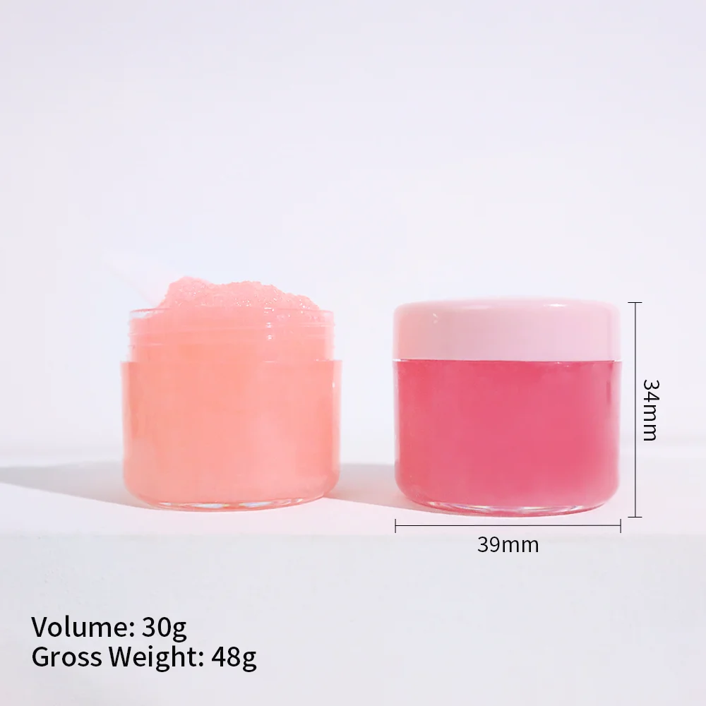 Wholesale Fruit Flavor Lip Scrub Brush Private Label No Logo ...