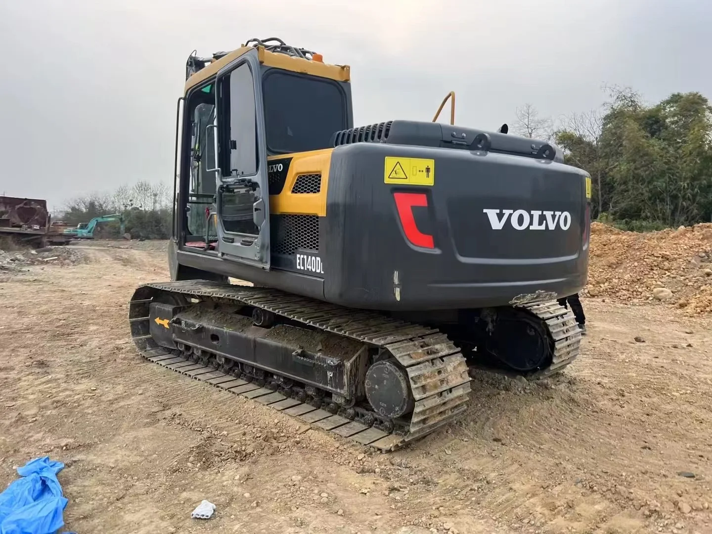 Used Hydraulic Crawler Excavator Volvo140/140dl Construction Machinery ...
