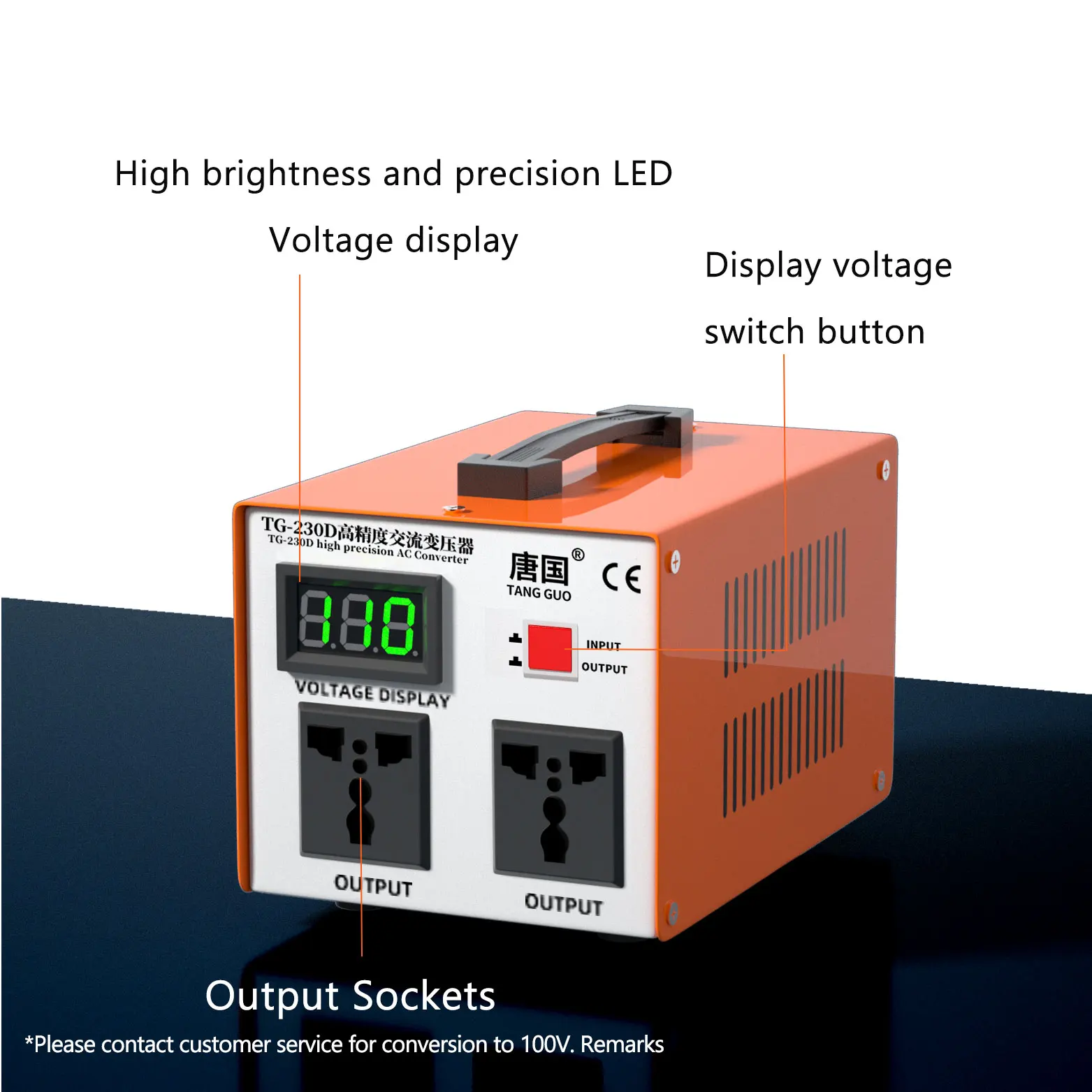200w Step Downtransformers Step Down Transformer 220v To 110v Power ...