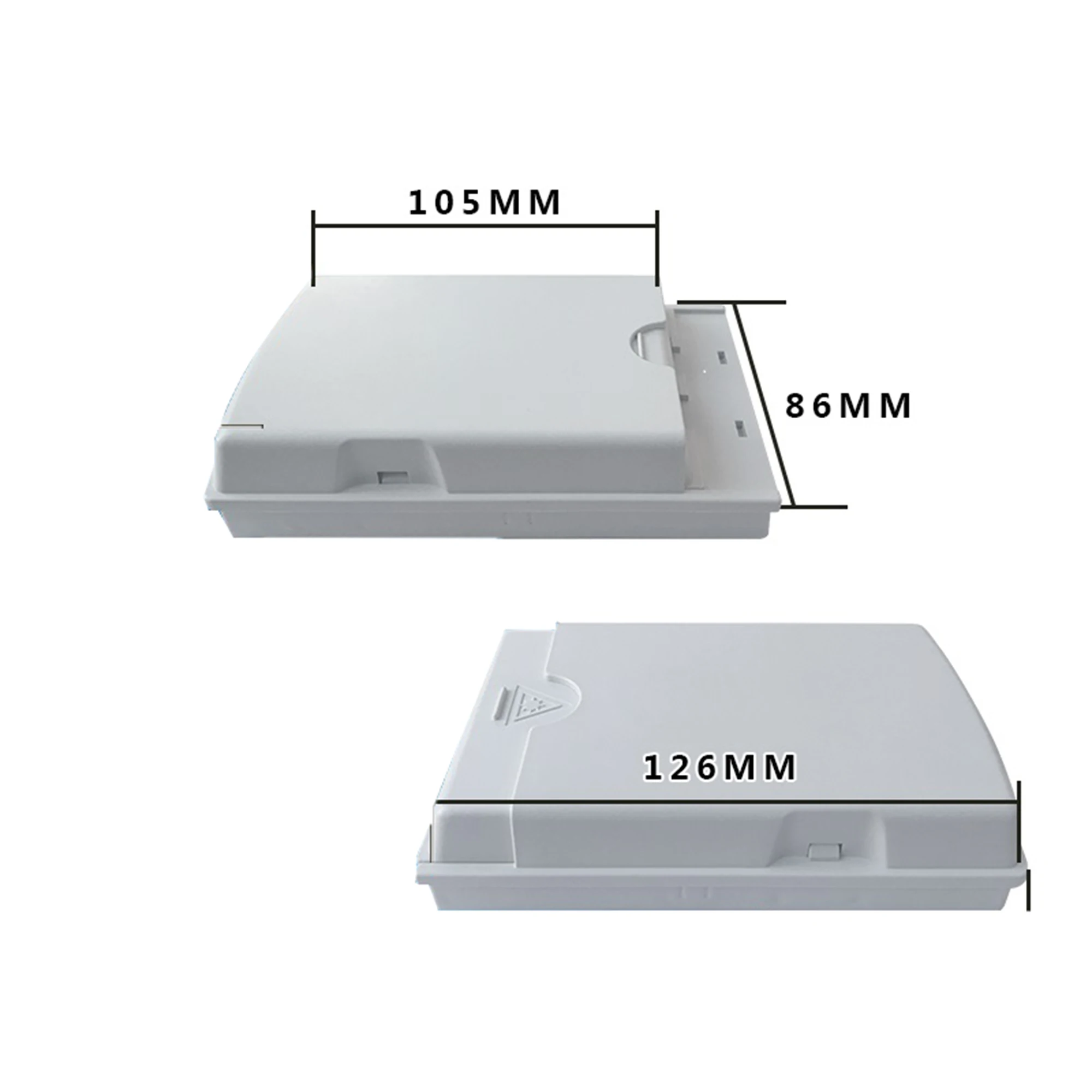Indoor Wall Flush Mounted Shuttered Push-Pull Type FTTH