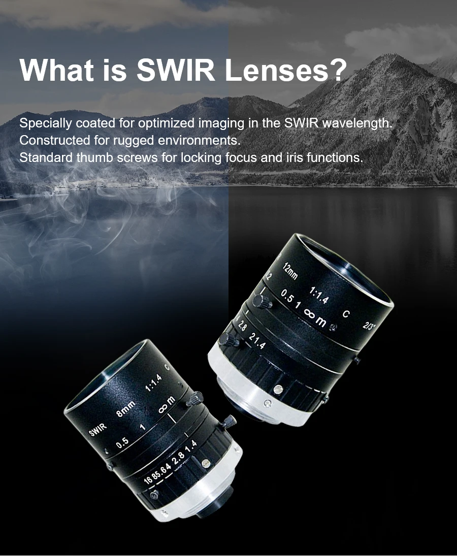 Machine Vision Available Short Wave Infrared High Strength Fixed ...